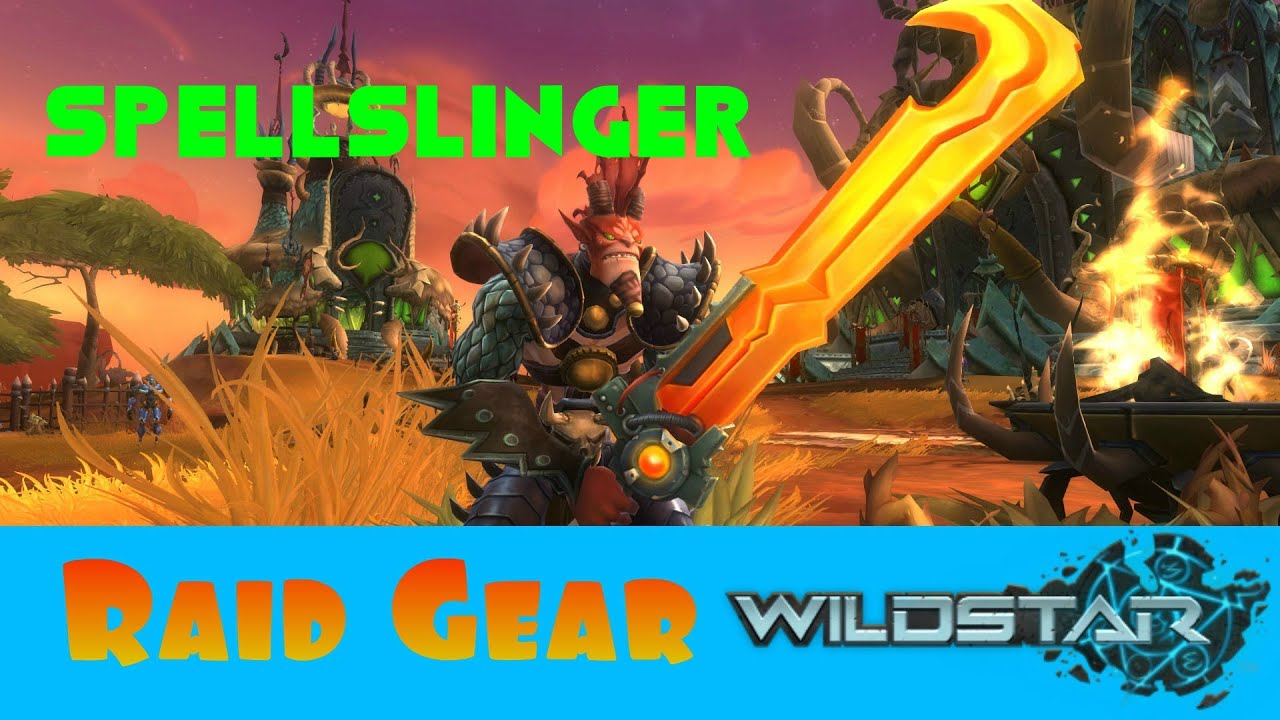 WildStar Raid Gear - Spellslinger Level 50 End Game Armor - YouTube