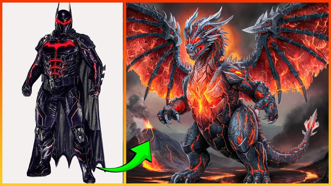 AVENGERS But Dragons 🐉: Marvel & DC Heroes Reimagined as Mighty Dragons ...