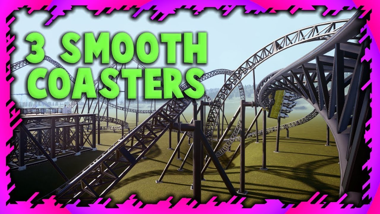 3 Smooth Coaster Layouts | Planet Coaster Concepts - YouTube