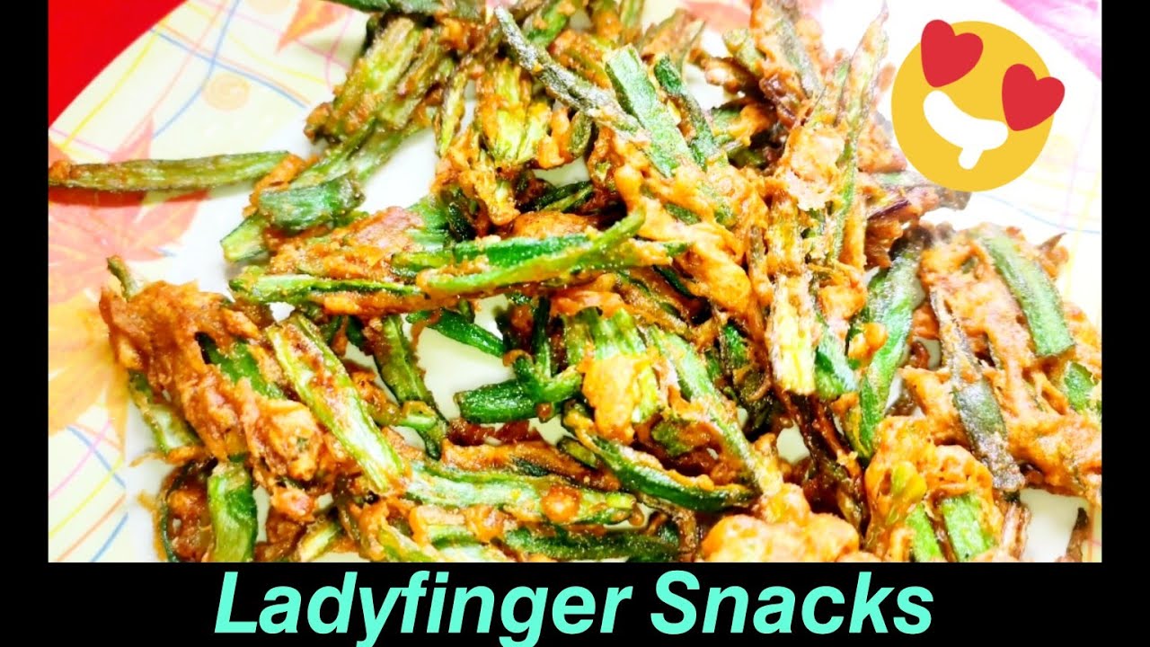 How To Make Snacks With Ladyfinger 😧 ll Sameena Cooking ll #recipe ...