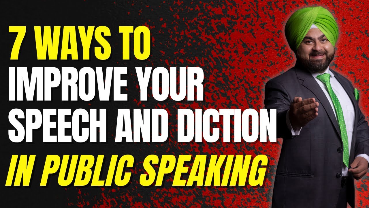 7 ways to improve your speech and diction in public speaking - YouTube