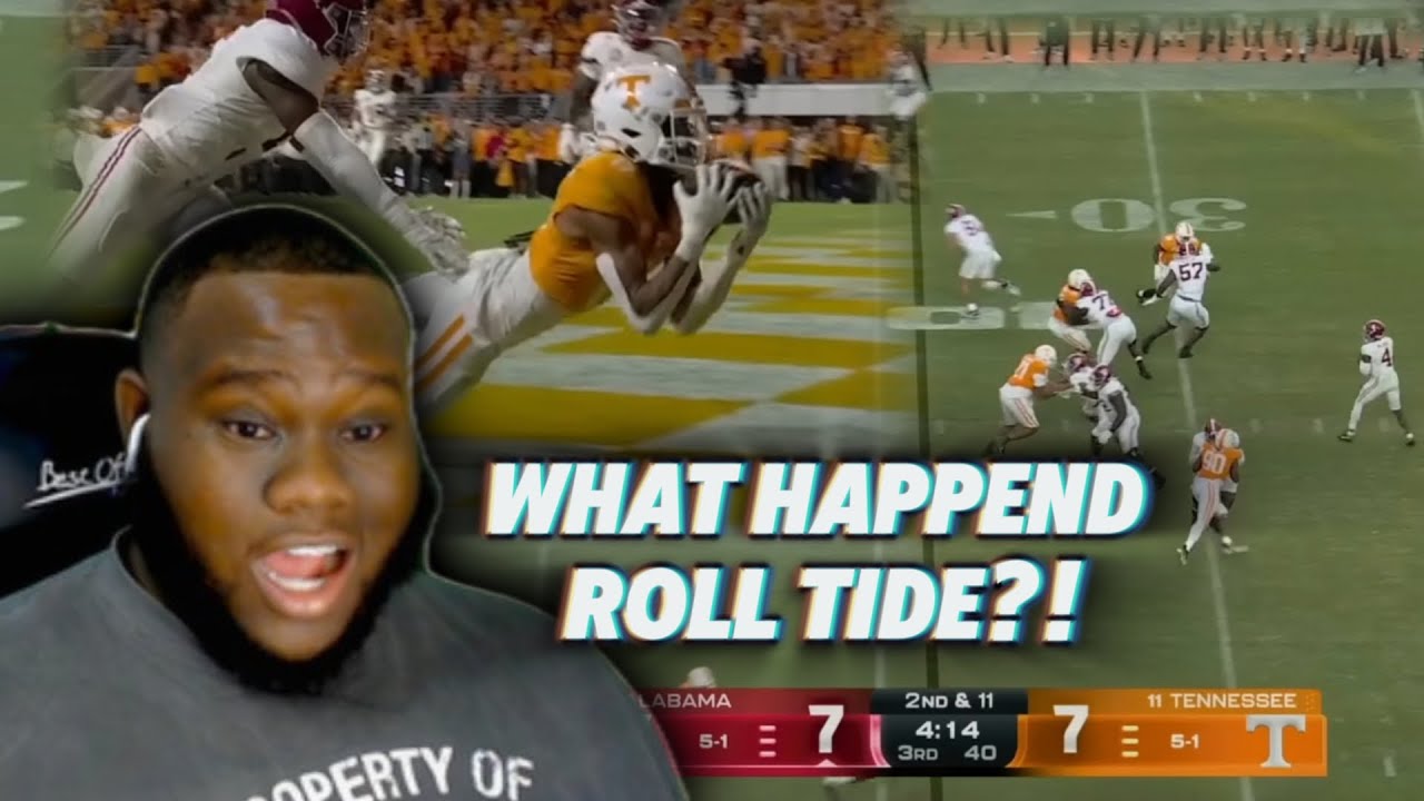 WHAT HAPPEND ROLL TIDE?! | Alabama Crimson Tide vs. Tennessee ...