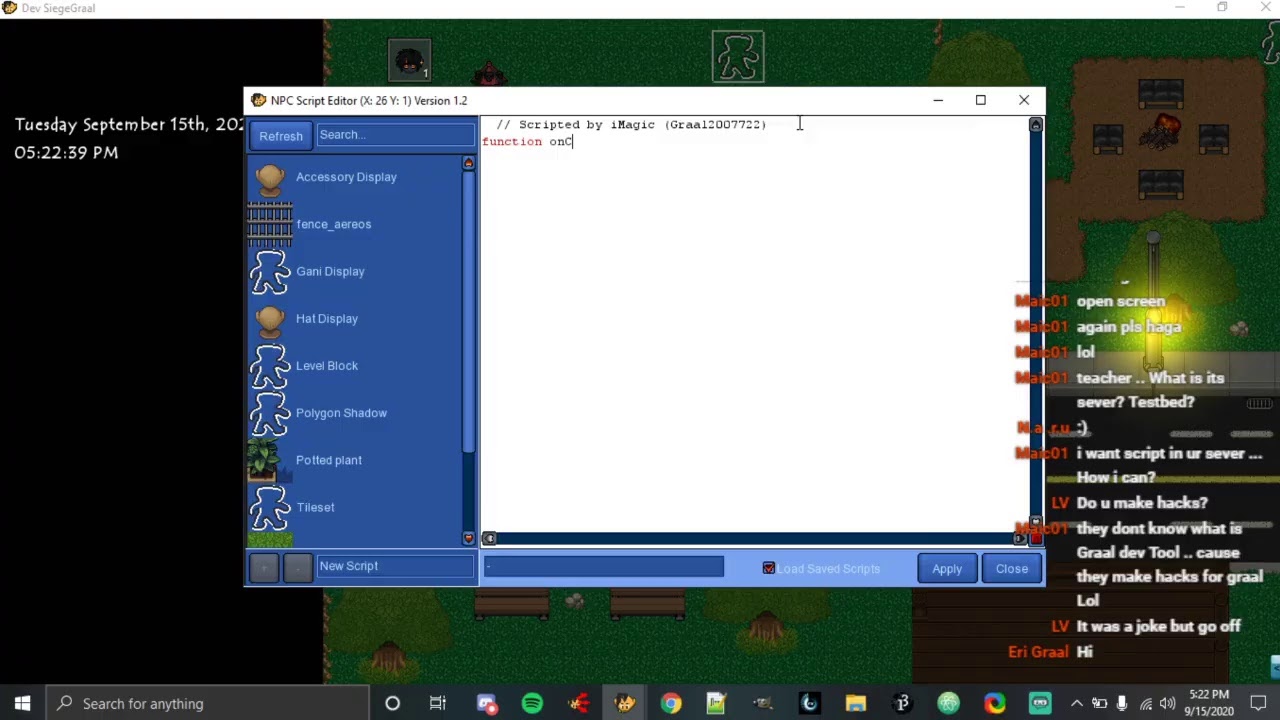 How to script a simple level block in Graal | Scripting | GS2 - YouTube