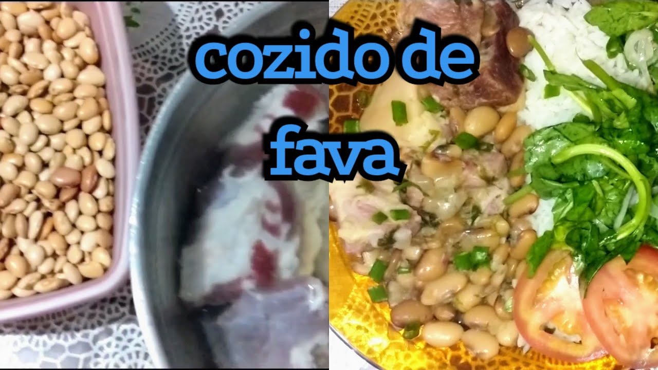 Como preparar fava de um jeito simples, fácil e rápido. #cozinha # ...