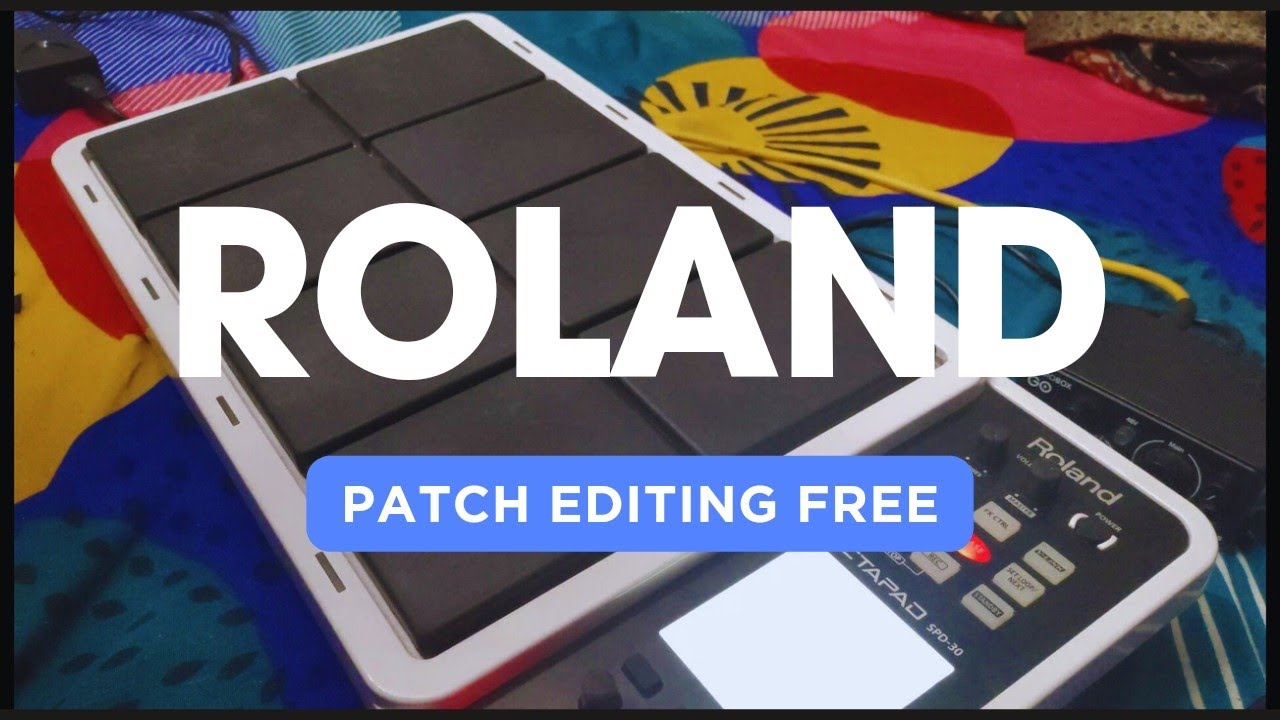 Roland spd 30 patch editing | Free patch - YouTube