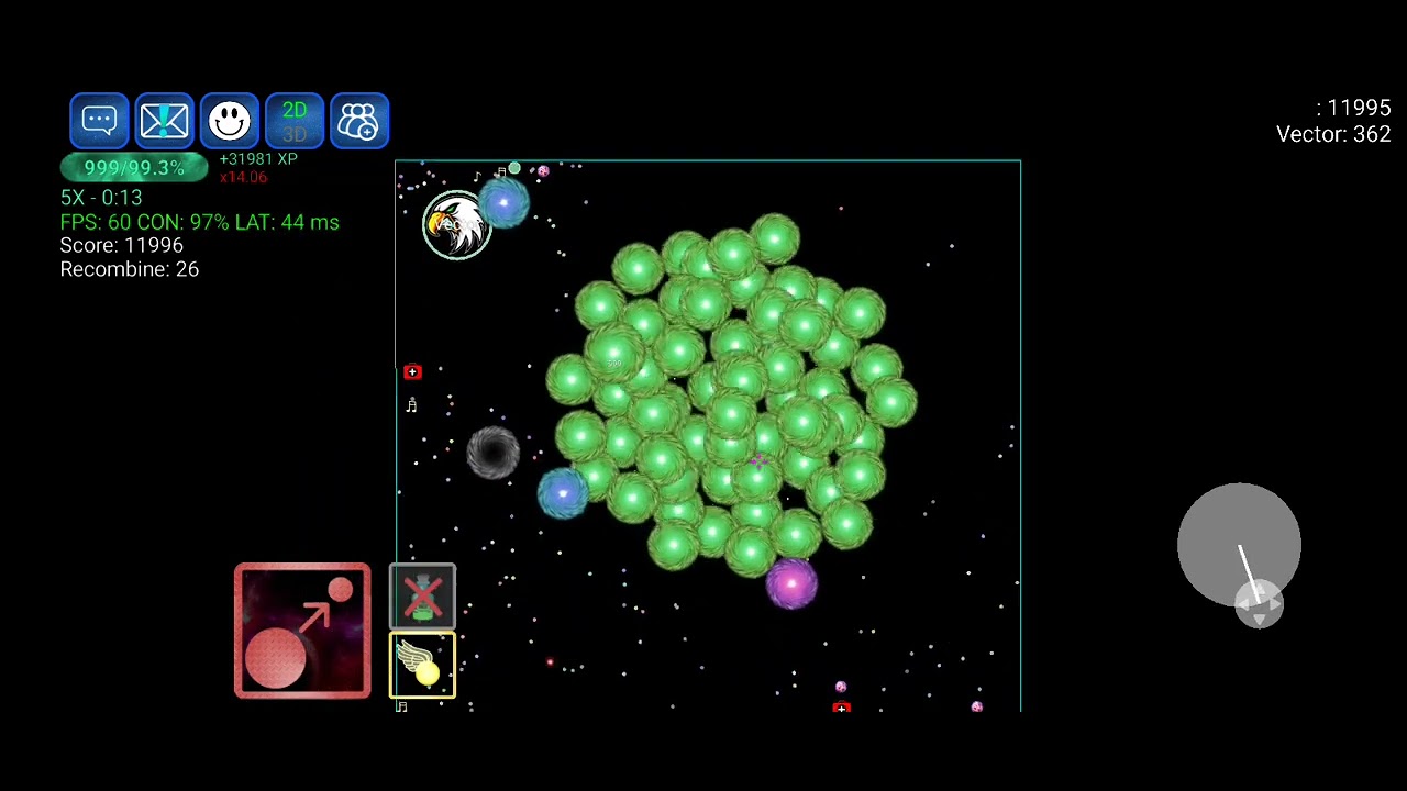 Just Reached Level 1000 in Nebulous.io! - YouTube