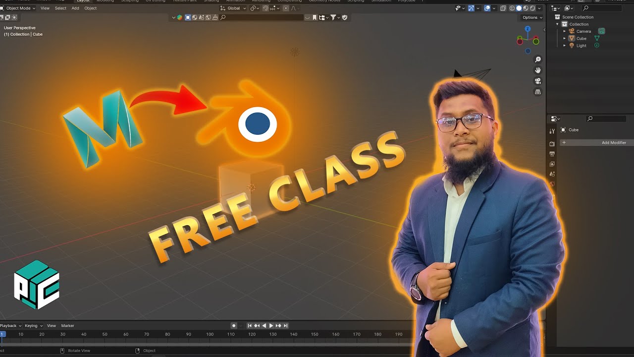 Blender Intro (for every 3D Artist) | Blender Free Class - YouTube
