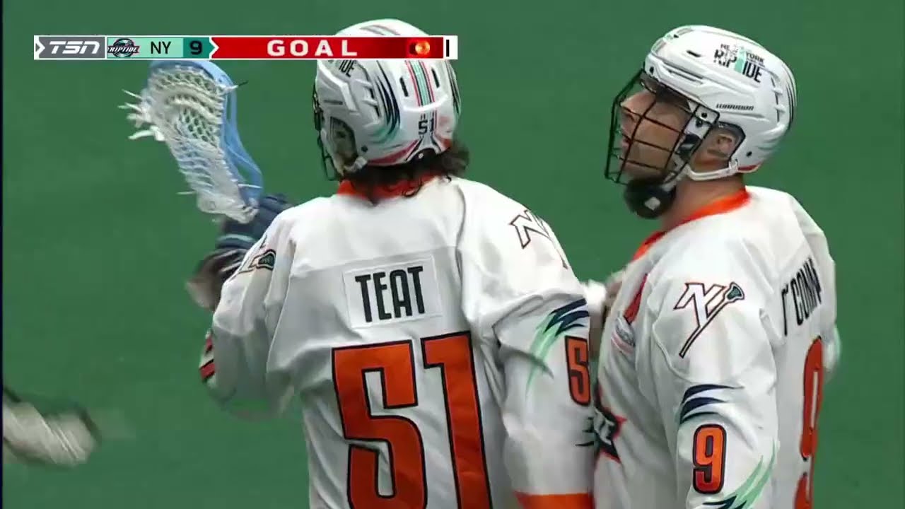Jeff Teat nets 5 goals for the Riptide - YouTube