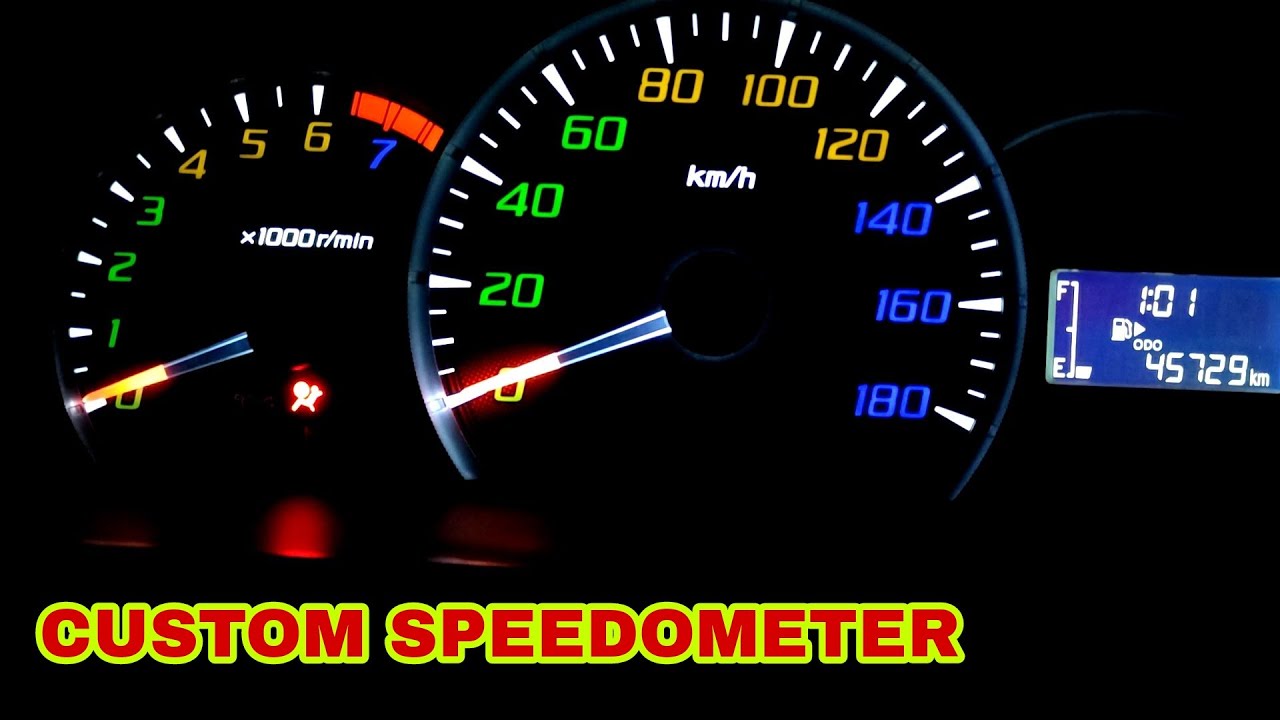 modifikasi custom panel speedometer all new avanza xenia - YouTube