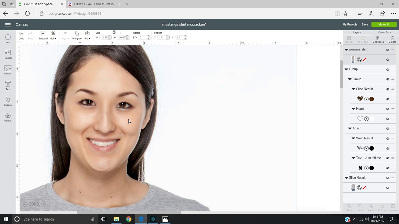 Making a mock up in Design Space - YouTube