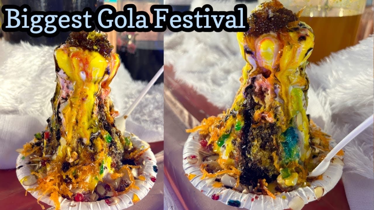 Biggest Gola Festival | Indian Street Food | Gadbad Gola - YouTube