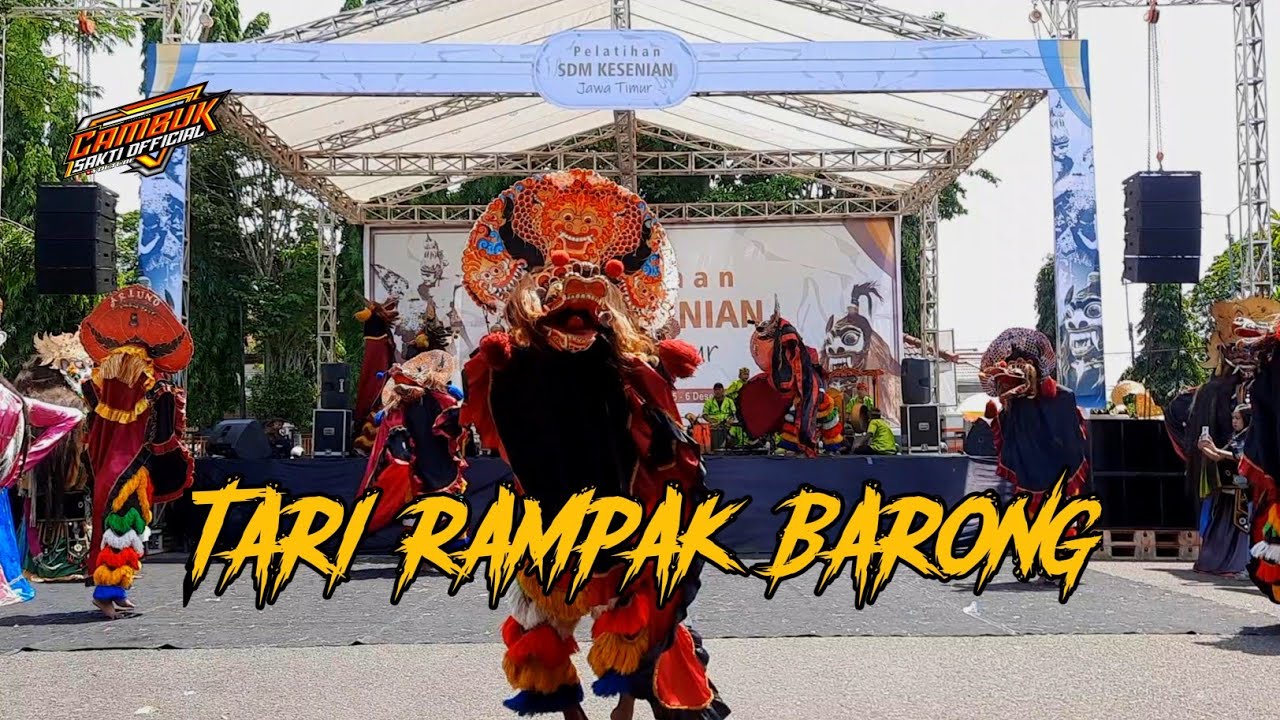 TARI RAMPAK BARONG SEJEMBER KOTA || Pelatihan SDM Kesenian DINAS ...