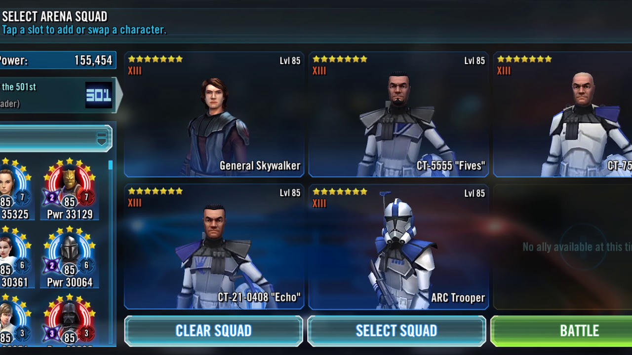 swgoh gas vs jkl - YouTube