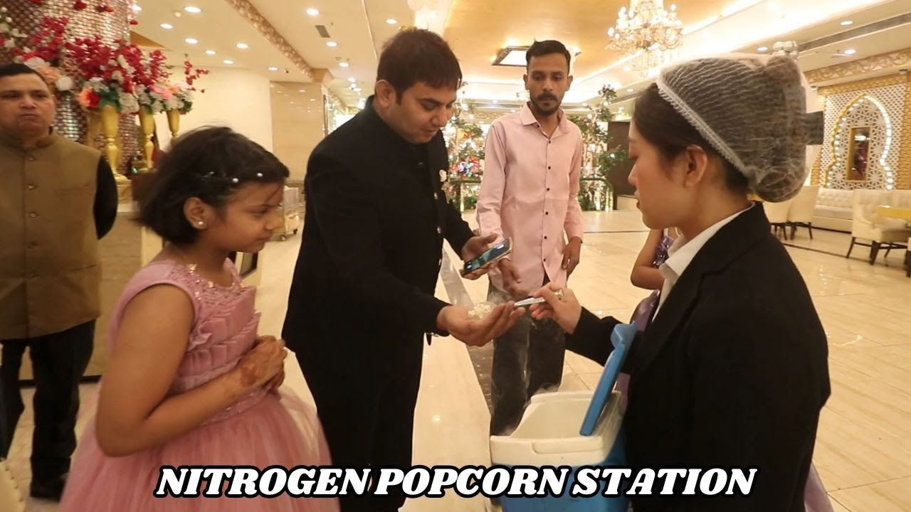 🍿 Nitrogen Popcorn Station - YouTube