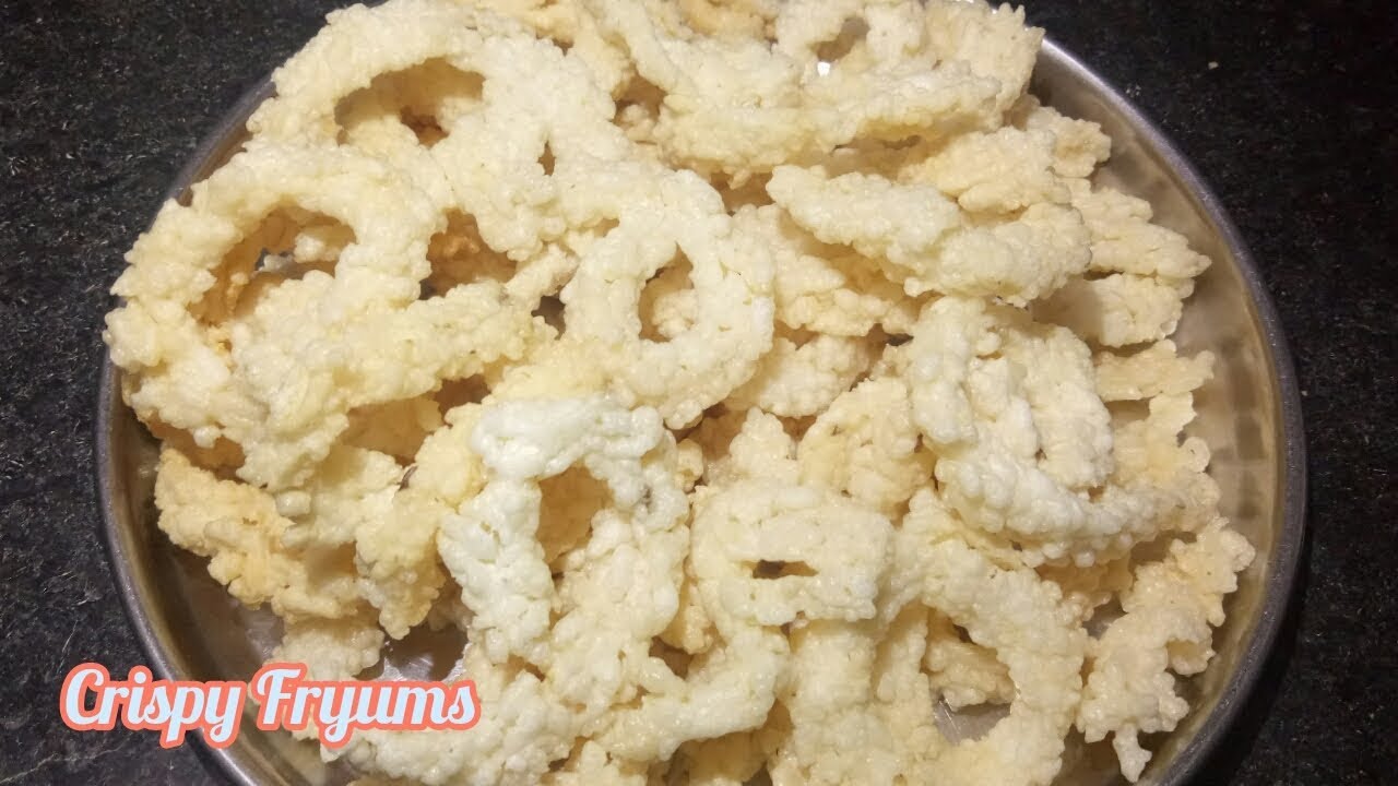 Crispy Cooked Rice Fryums | Vadiyalu with Leftover Rice | అన్నం వడియాలు ...