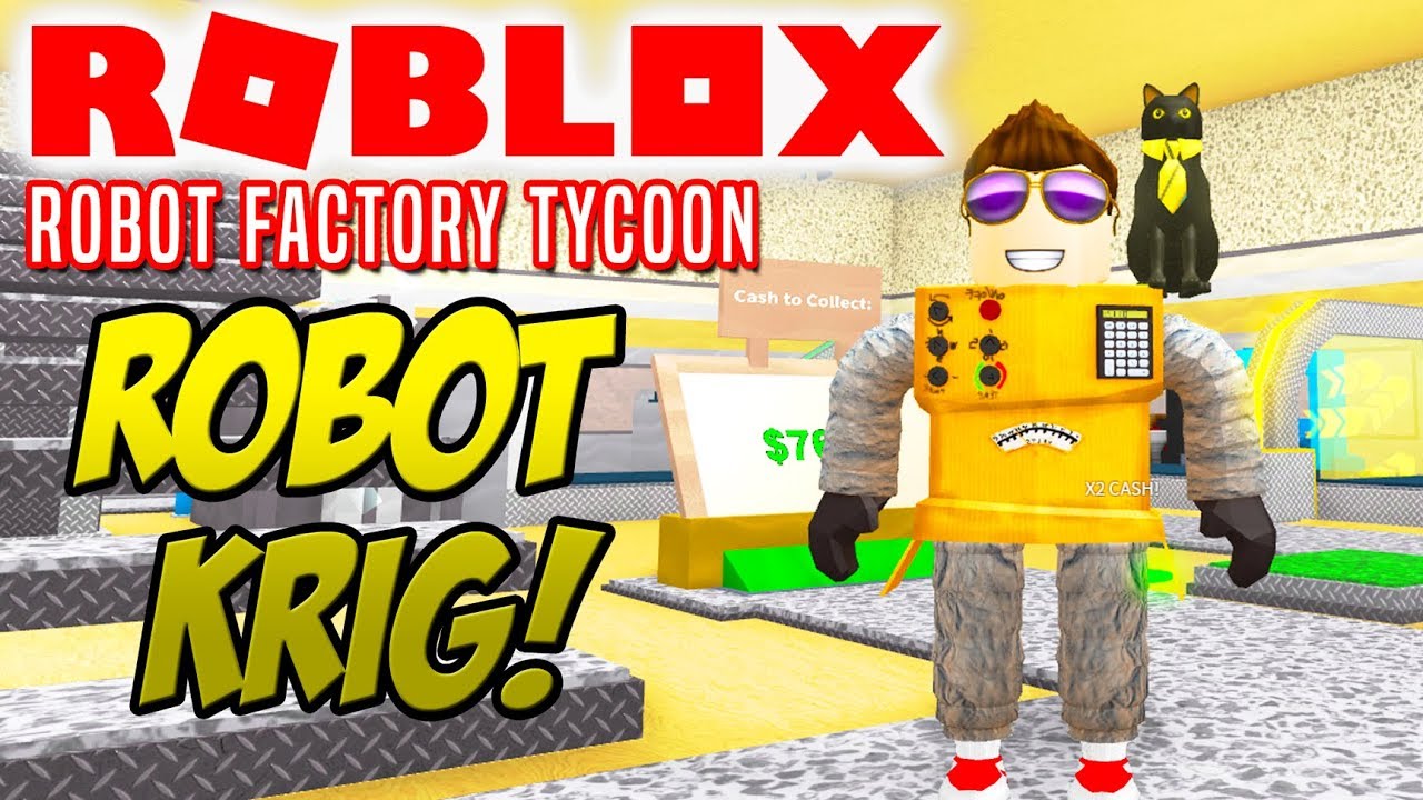 ROBOT KRIG! - Roblox Robot Factory Tycoon Dansk - YouTube