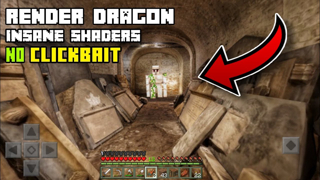 Top 6 Render Dragon Shaders For Minecraft Pocket Edition - YouTube