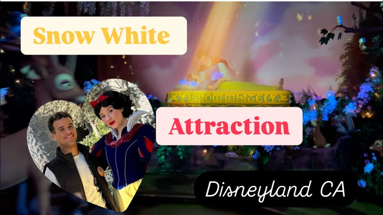 Disneyland (Snow White Attraction) Beautiful Music 🎵 Story @Disney ...