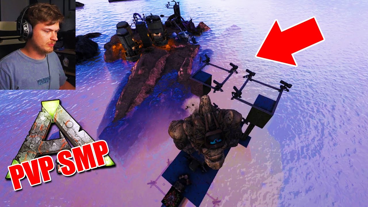 DEZE BASE IN VAREN MET ONZE TURRET RAFT IN ARK RAGNAROK PVP!! 😂 - YouTube