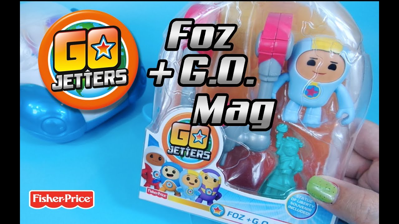 New! Go Jetters Toys Foz & G.O. Mag - YouTube