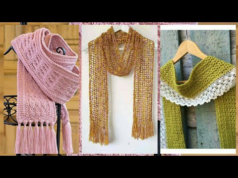 Stylish and Outstanding Crocheting Staller, Scarf Pattern Design// Free ...