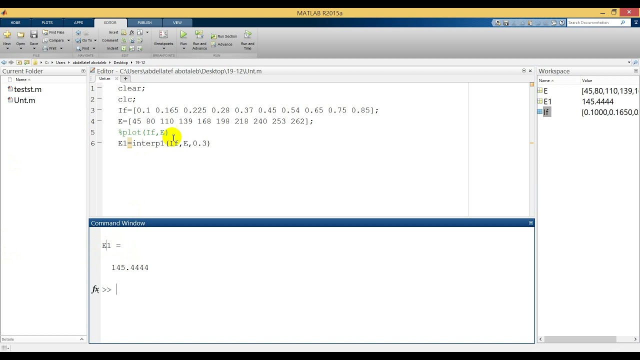 Tutorial 8 Part 3 Matlab Youtube 7566