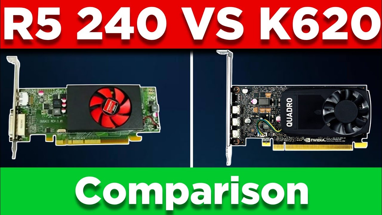 AMD R5 240 Vs Quadro P400 | Budget GPU Benchmark Test In 2025! - YouTube