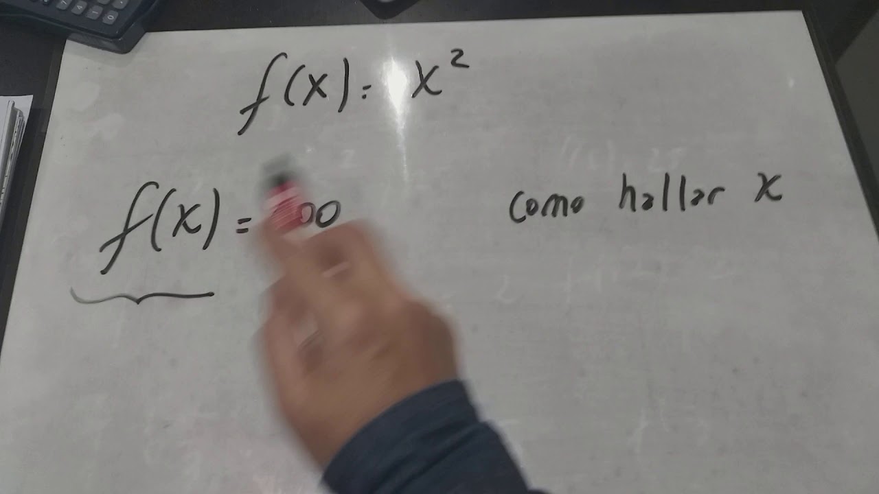5.b) f(x)=100 como hallar x 5to 2da - YouTube