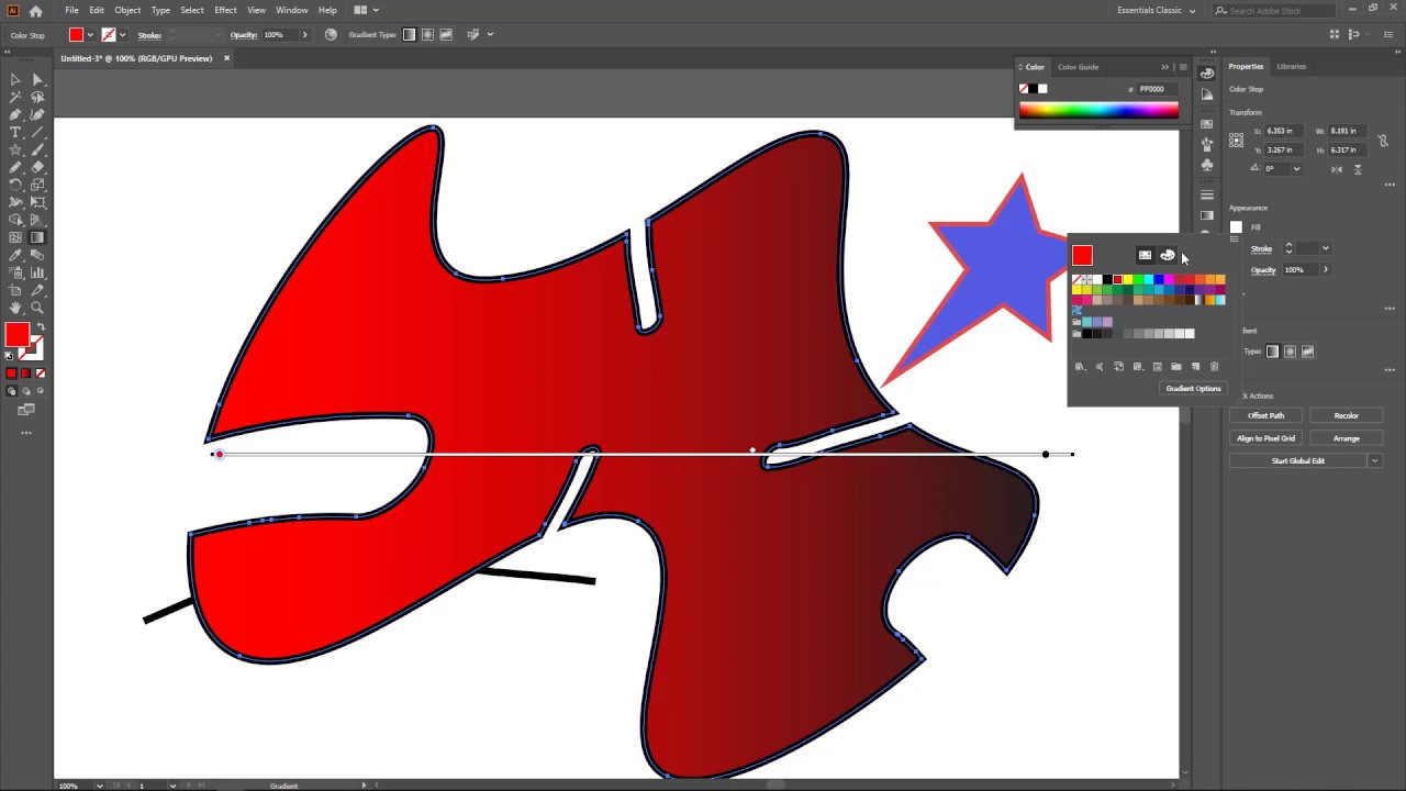 Adobe Illustrator introduction and pattern creation - YouTube