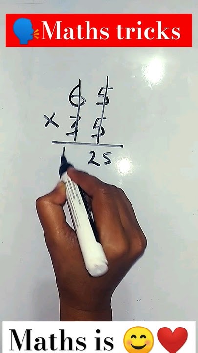 Fast Multiplication Trick | Interesting Math tricks maths #shorts - YouTube