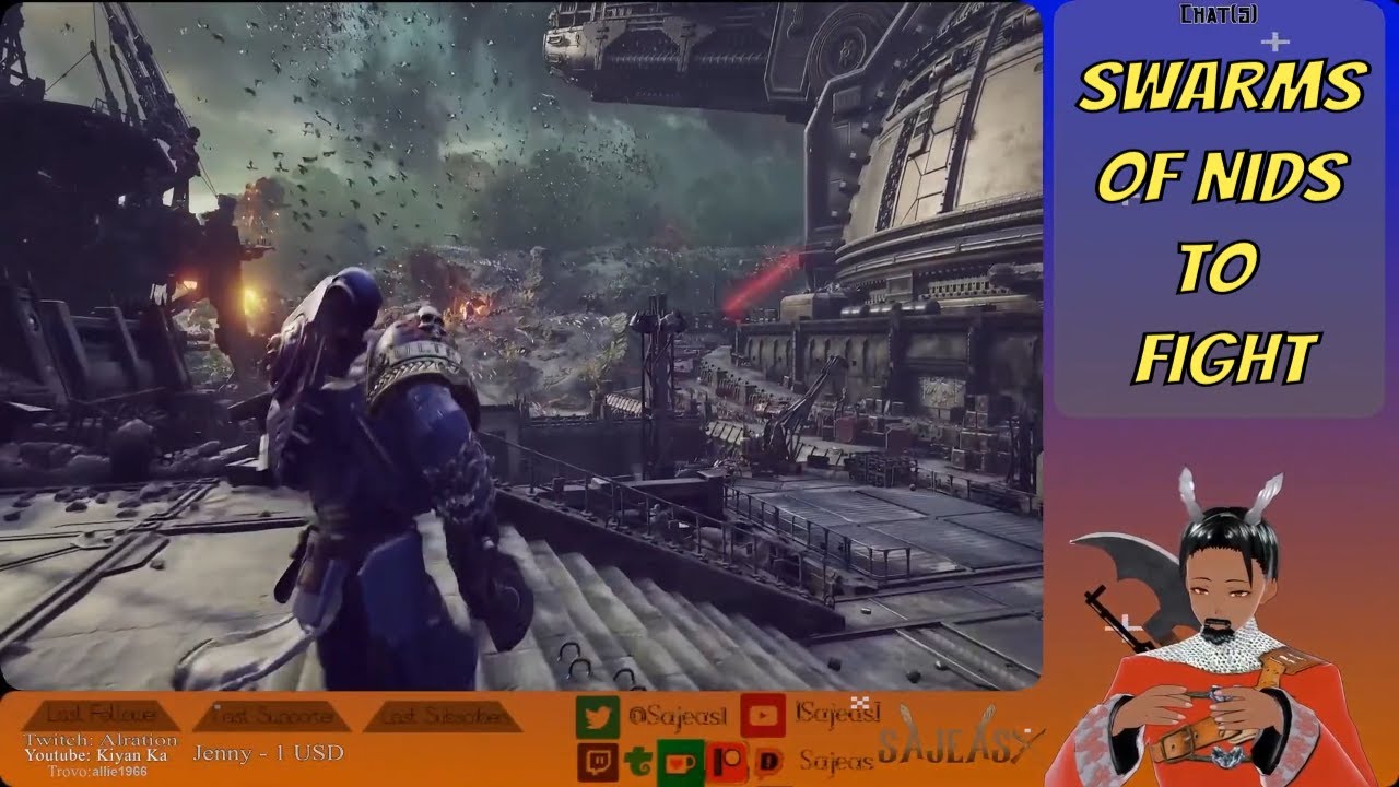 Vtuber trailer reaction to Warhammer 40,000: Space Marine 2 Gameplay ...