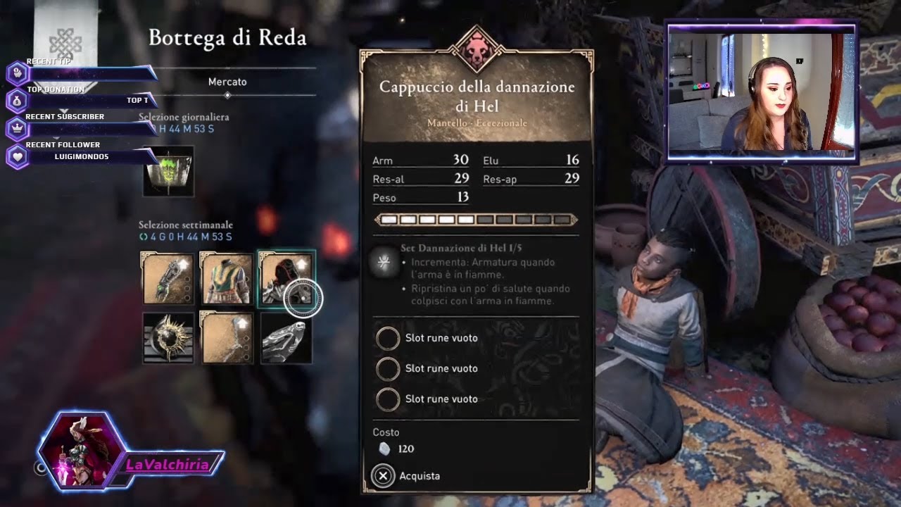 Assassin's Creed Valhalla: Armatura della dannazione di Hel e Tarben ...