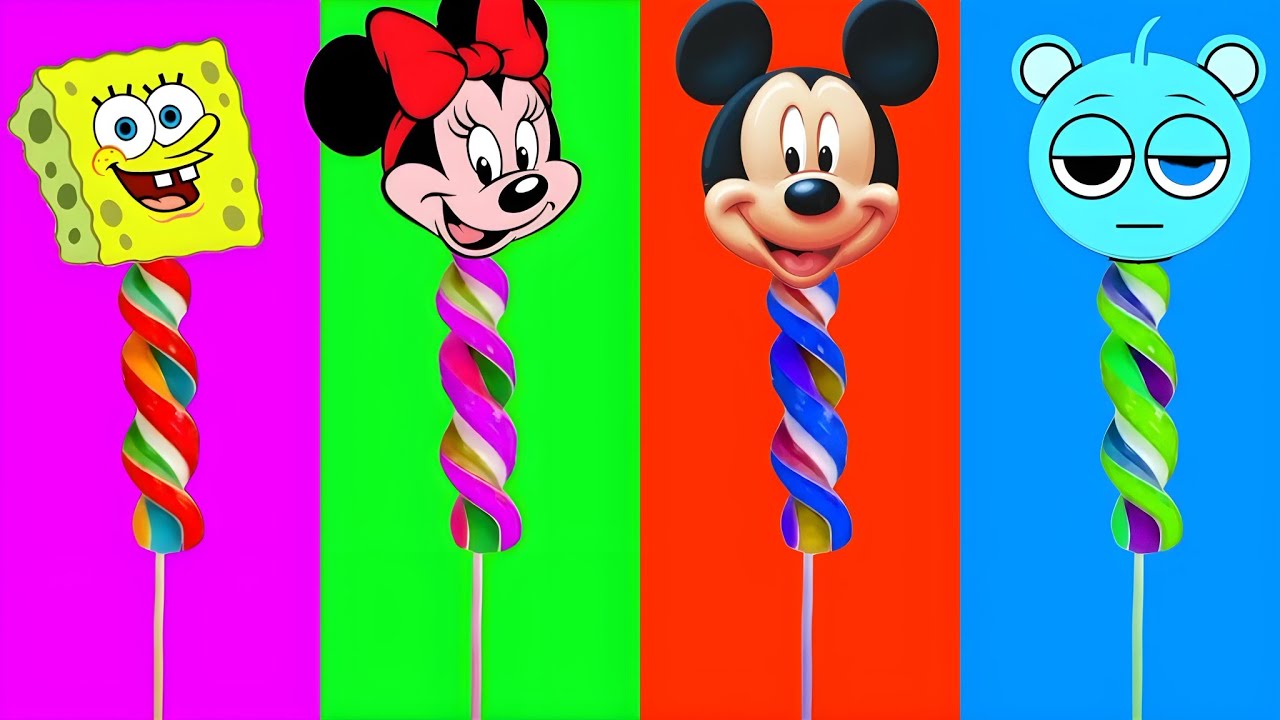 Sponge Bob🤝Mickey Mouse🤝Sprunki- Beautiful Colors Coffin dance song ...