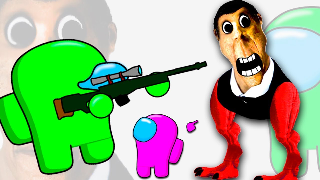 Obunga Meme Vs Among Us in real life animation BOSS SNIPER #8 - YouTube