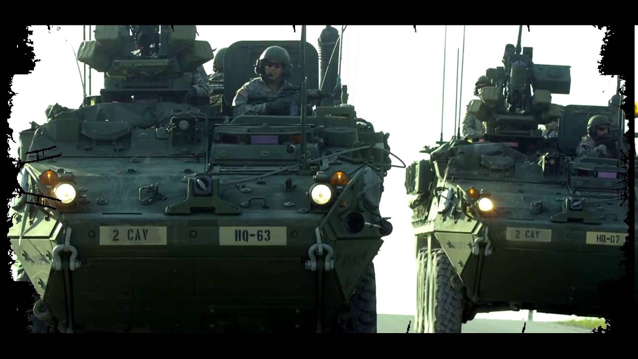 US Army Europe 2d Cavalry Regiment Command Variant Strykers in ...
