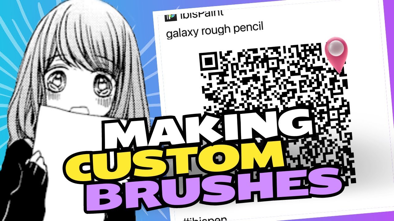 Making custom brushes on ibisPaint x - YouTube