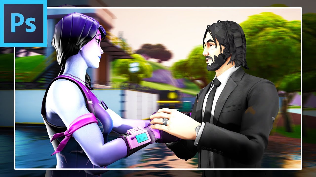 "Best Friends" Fortnite John Wick 3D Thumbnail Speedart (SFM) - YouTube