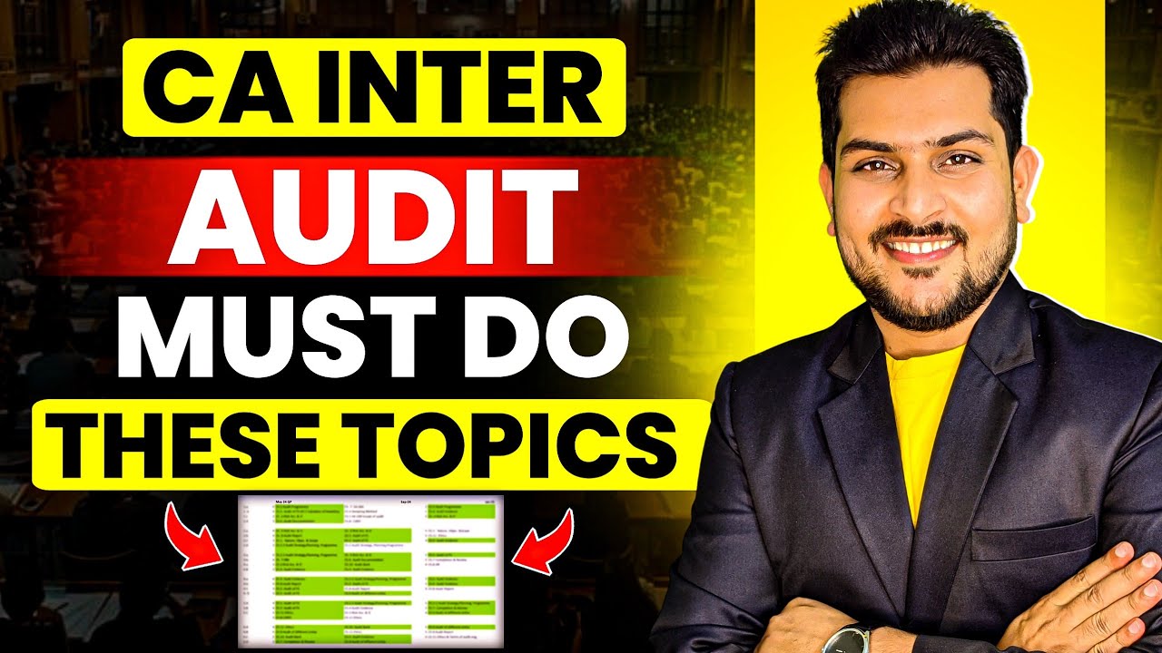 How to Score More in CA Inter Audit? || ABC Analysis - YouTube