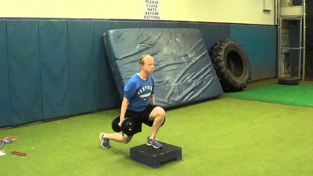 DB FFE REV Lunge Knee Drive - YouTube