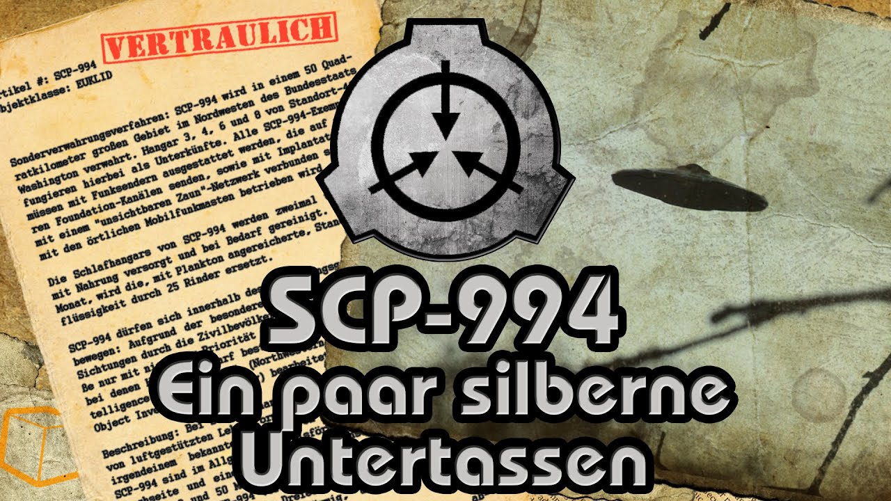 SCP-994: [Ein paar silberne Untertassen] (German/Deutsch) - YouTube