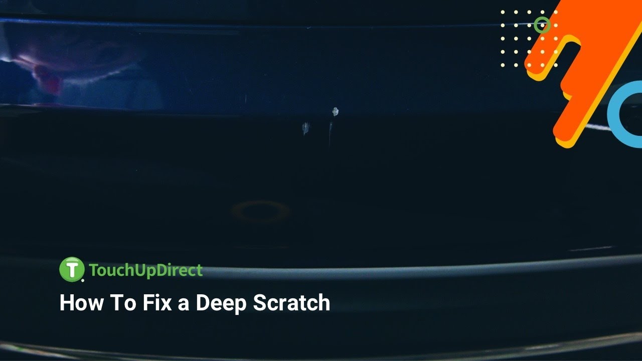 How to Touch Up a Deep Scratch on Your Car - YouTube