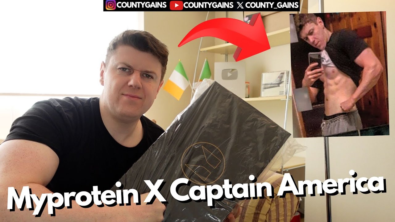 Myprotein Limited Edition Captain America Box REVIEW - YouTube