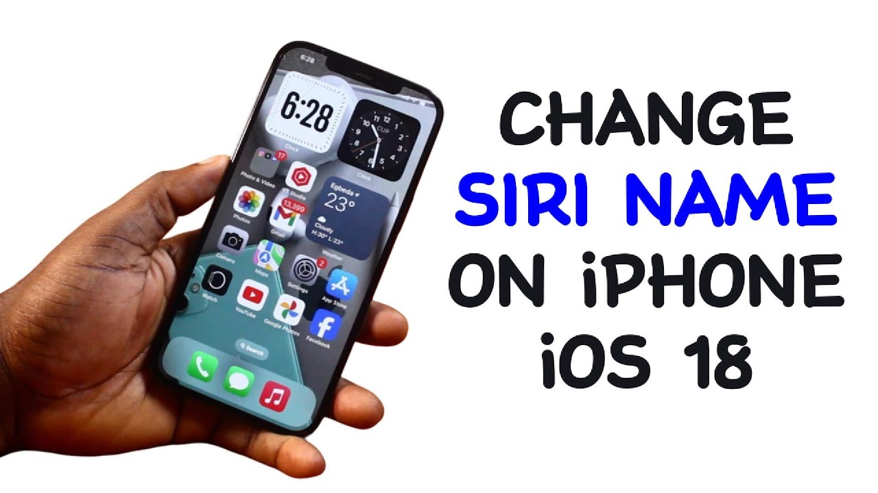 How to Change Siri Name on iPhone iOS 18 - YouTube