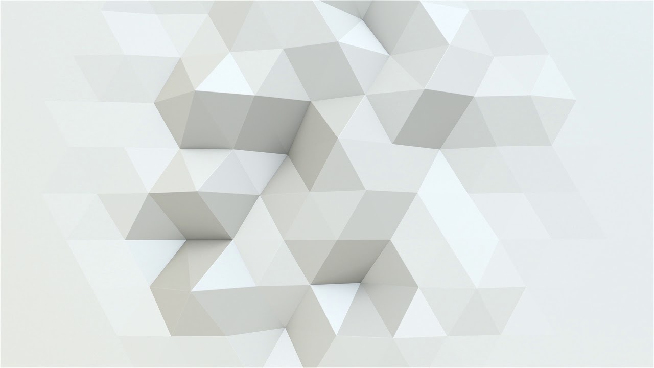 White Polygons Motion 3 - YouTube