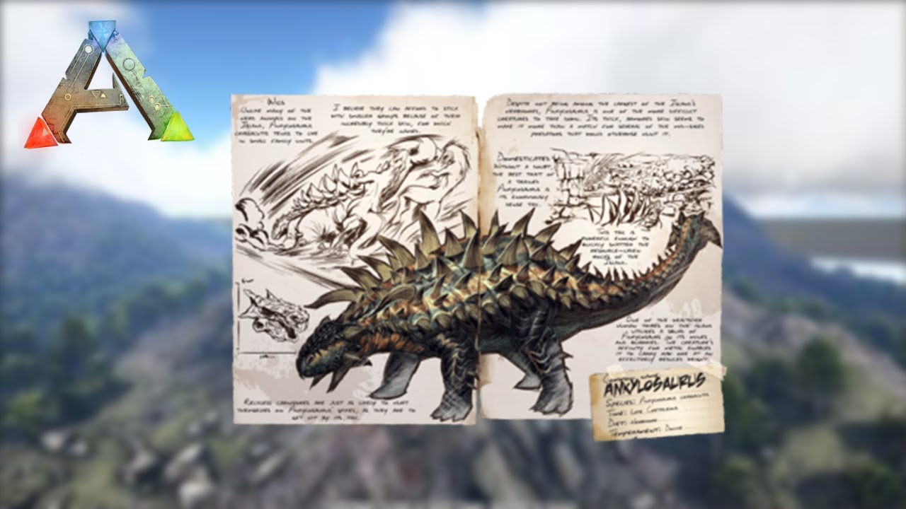 TUDO SOBRE o ANKYLOSAURUS!!! [ARK: Survival Evolved] - YouTube