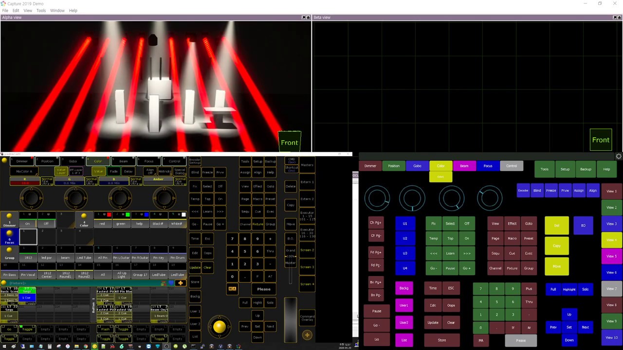 iPad MA2 Command Wing with Lemur - YouTube