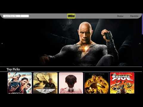 Movie App IMBd | OMDB API | coding Ninjas - YouTube