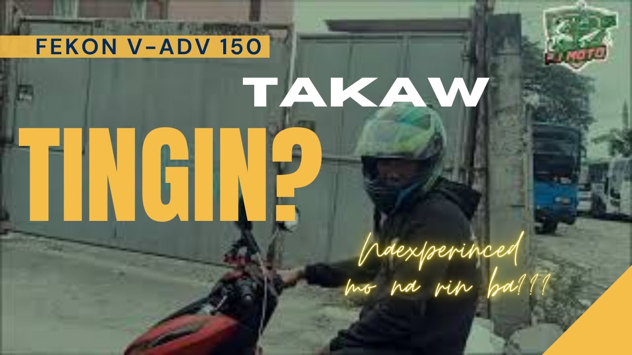 FEKON V-ADV 150,TAKAW TINGIN SA KALSADA? #V-ADV150EXPERIENCED - YouTube