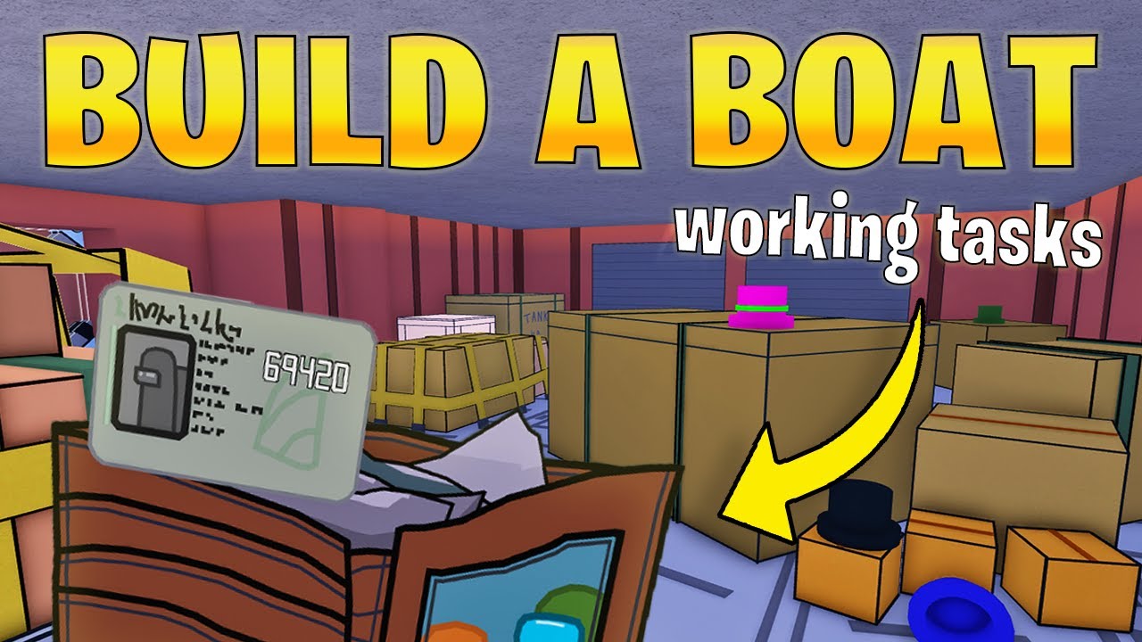 We Played Among Us In Build A Boat For Treasure! - YouTube