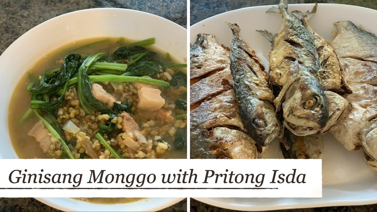 How To Make Ginisang Monggo with Pritong Isda - YouTube